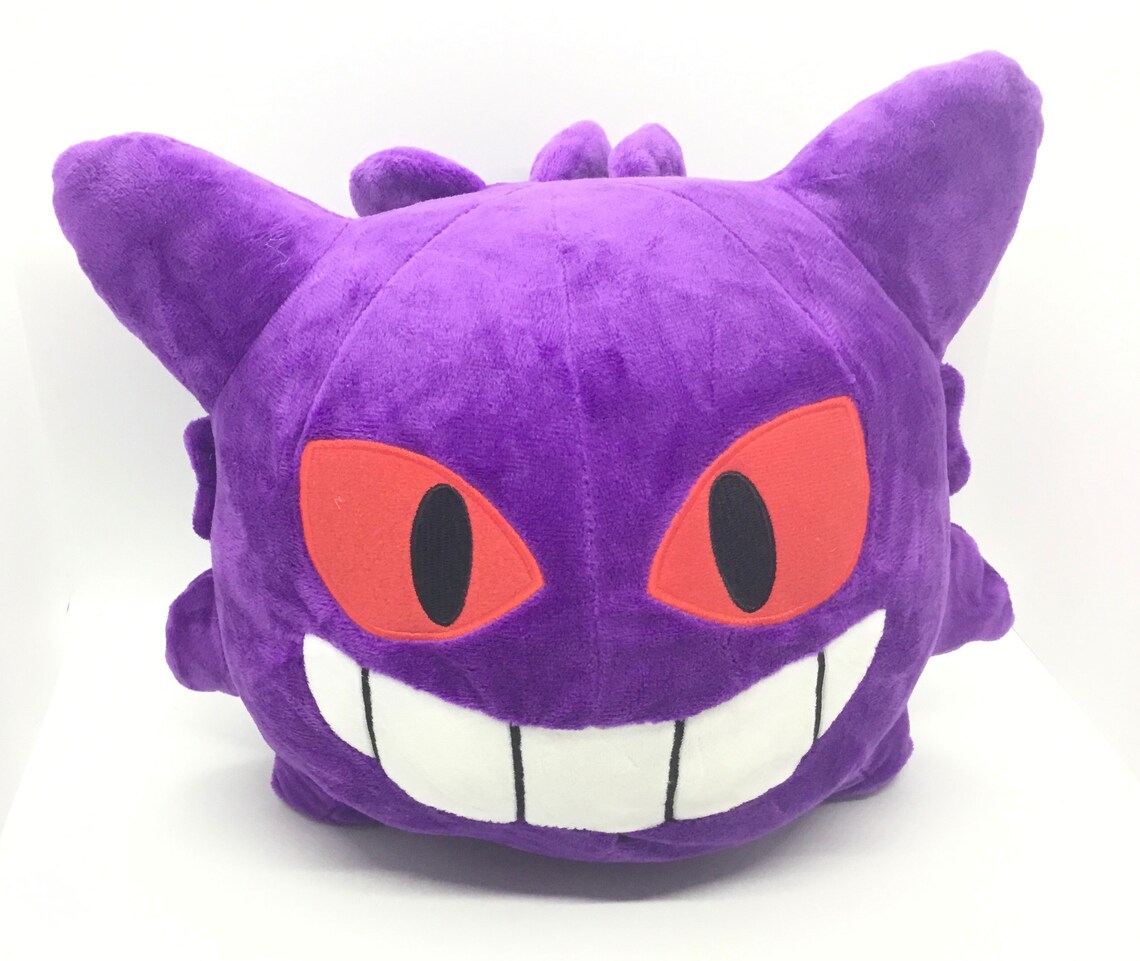 Pokemon Plush Gengar High Quality Handmade 10 Inch USA Seller | Etsy