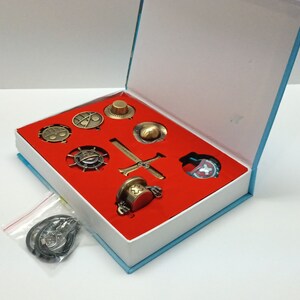 Anime One Piece Strawhat Luffy Chopper Mihawks Swords Metal Pendants ...