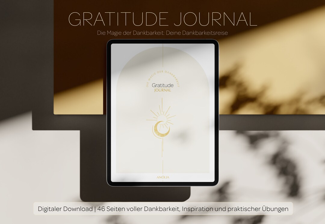 Digital Gratitude Diary | 30 Day Gratitude Challenge | Mindfulness ...