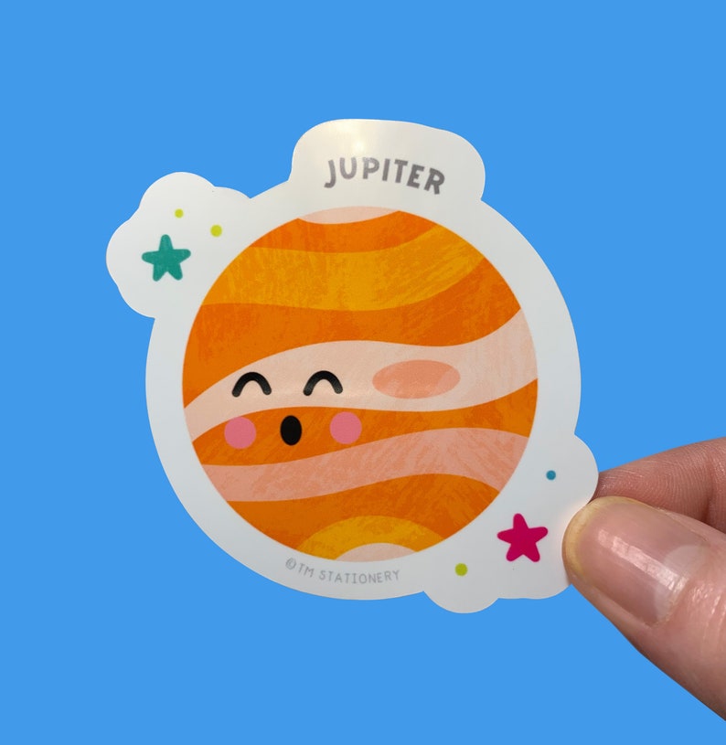 Little Planets - Set of 9 Die-cut Stickers - Etsy