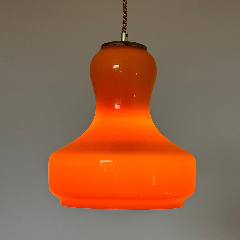 Orange Ceiling Light - Etsy