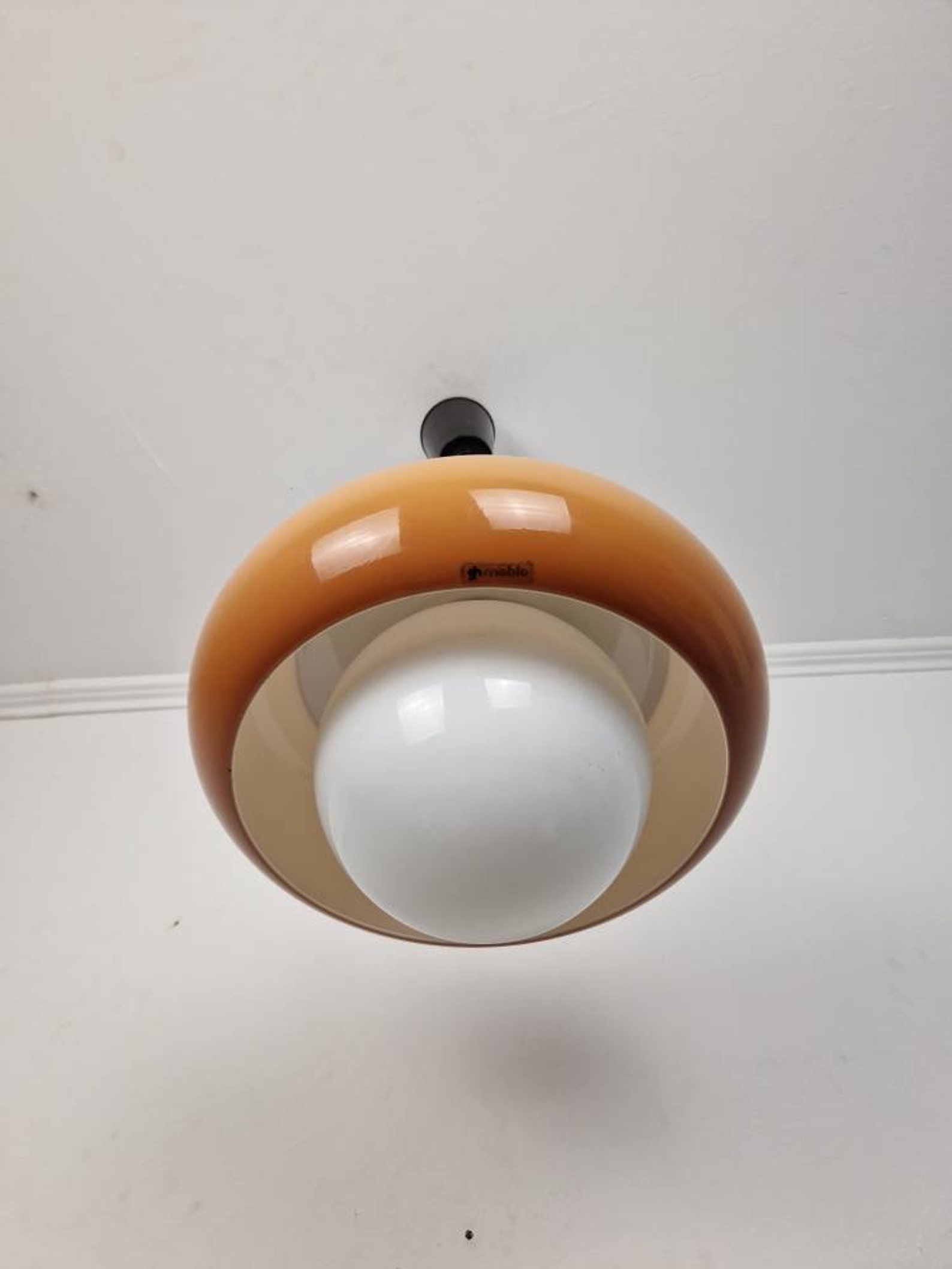Vintage Guzzini Harvey Ceiling Light / UFO Meblo Space Age / - Etsy