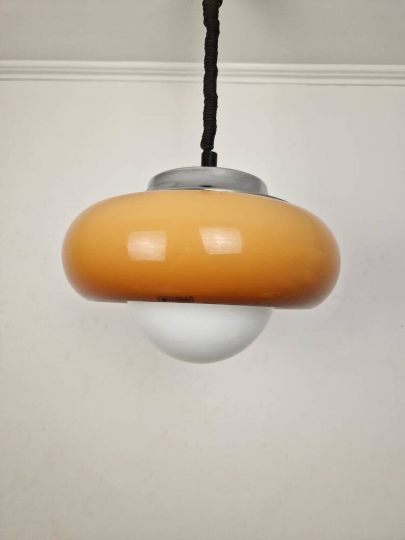 Vintage Guzzini Harvey Ceiling Light / UFO Meblo Space Age / - Etsy