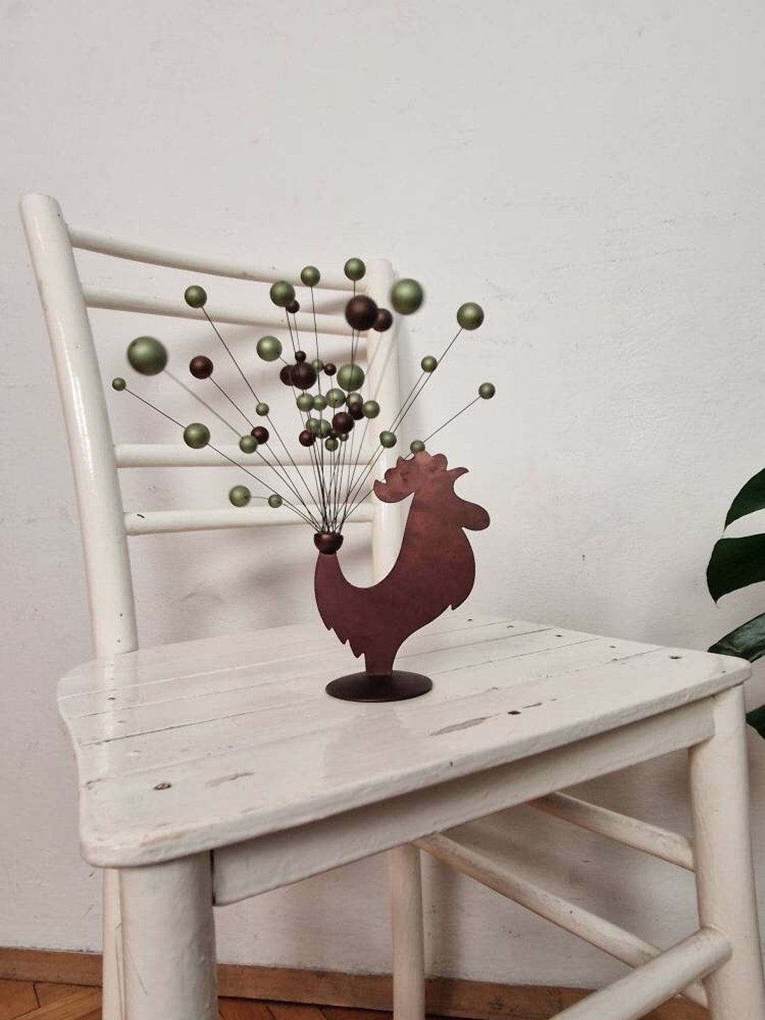 Vintage Table Mobile Ball Sculpture / Vintage Table Ornament / Retro ...