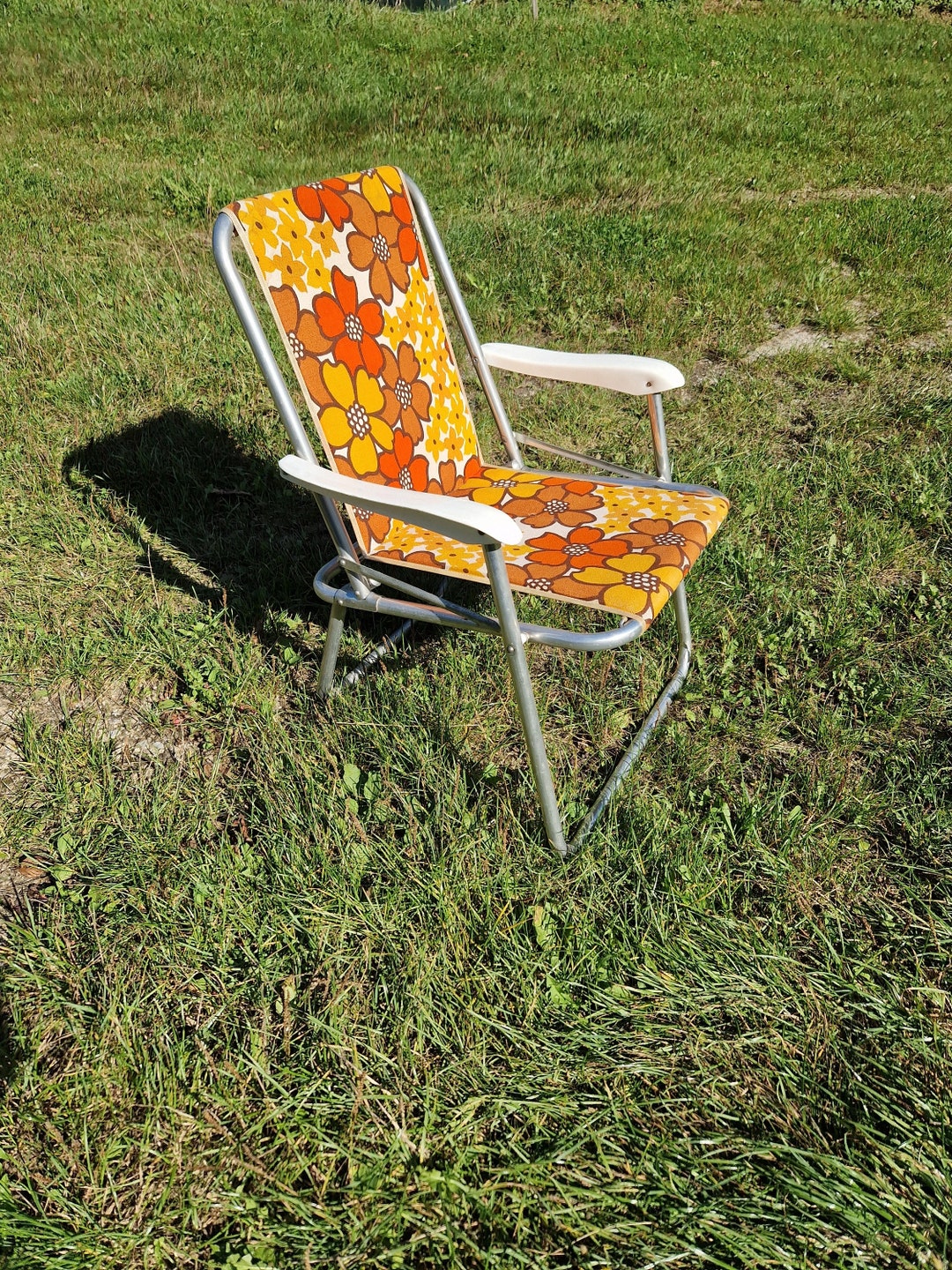 Vintage Camping Chair / Retro Chair / Picnic Chair / Canvas - Etsy