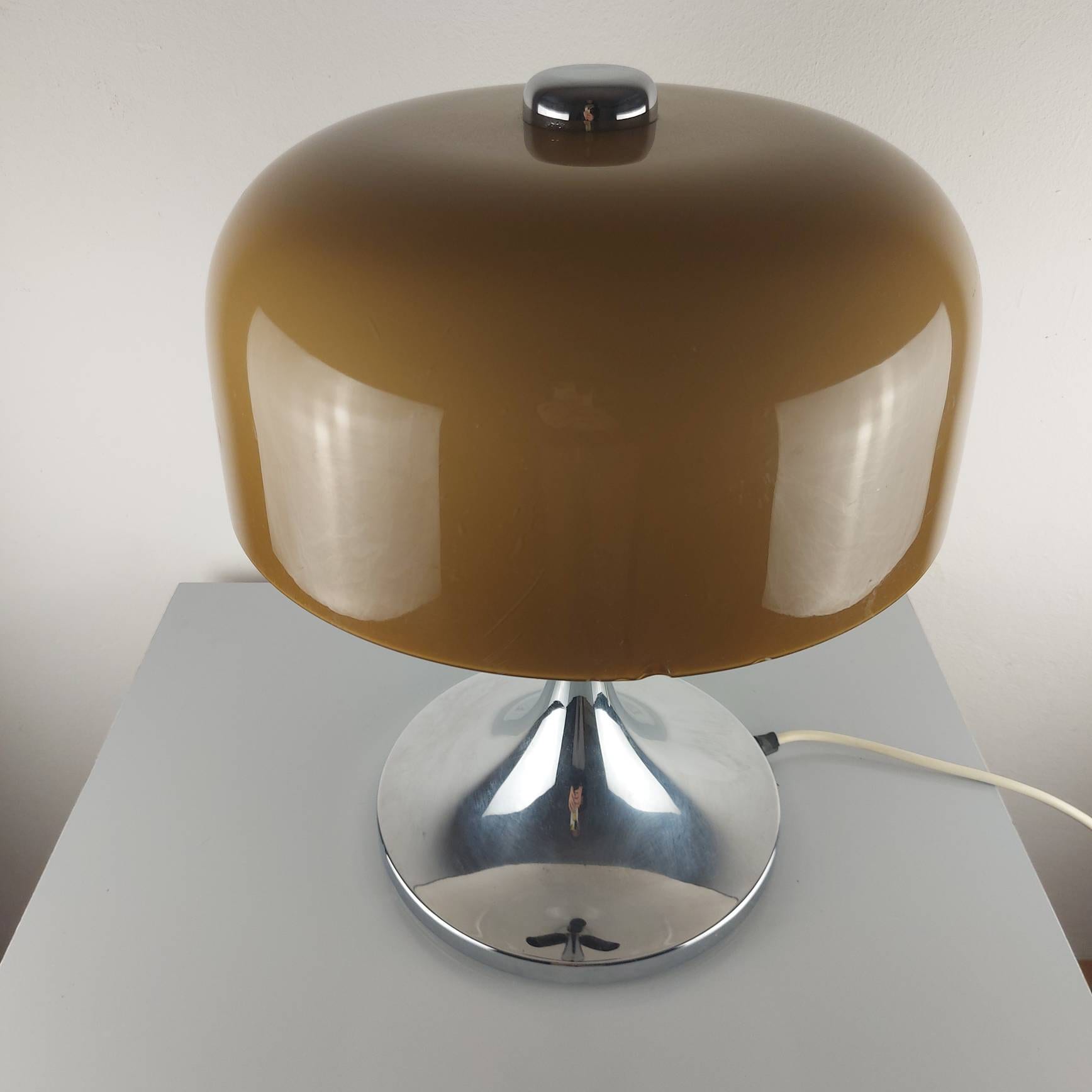 Meblo Guzzini Midcentury Vintage Bedside Table Lamp / Medusa - Etsy