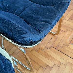 1 of 4 Mid-century Brass Chairs by Gastone Rinaldi Chairs 70s / Vintage ...