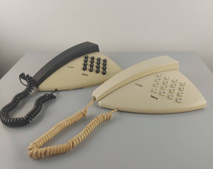 1 of 2vintage Telephone Iskra/ Iskra Comet Telephone/ Retro Telephone ...