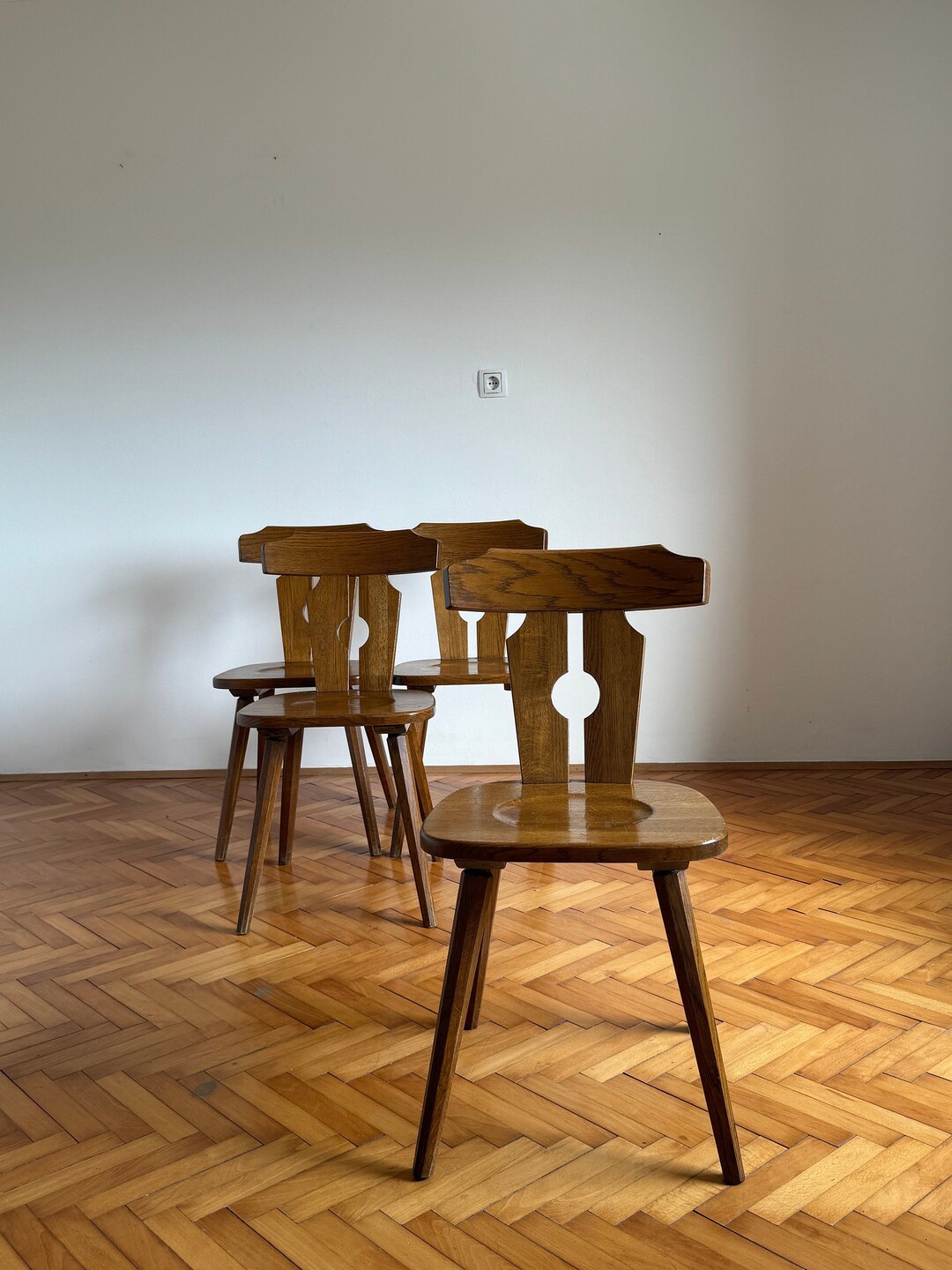 1 of 30 Vintage Dining Chairs / Wooden Chairs / Mid-centuy / 1970 ...