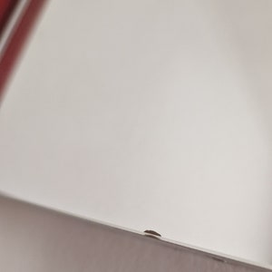 Red Square Mirror With Lights / Wall Vintage Makeup Mirror / Mid ...