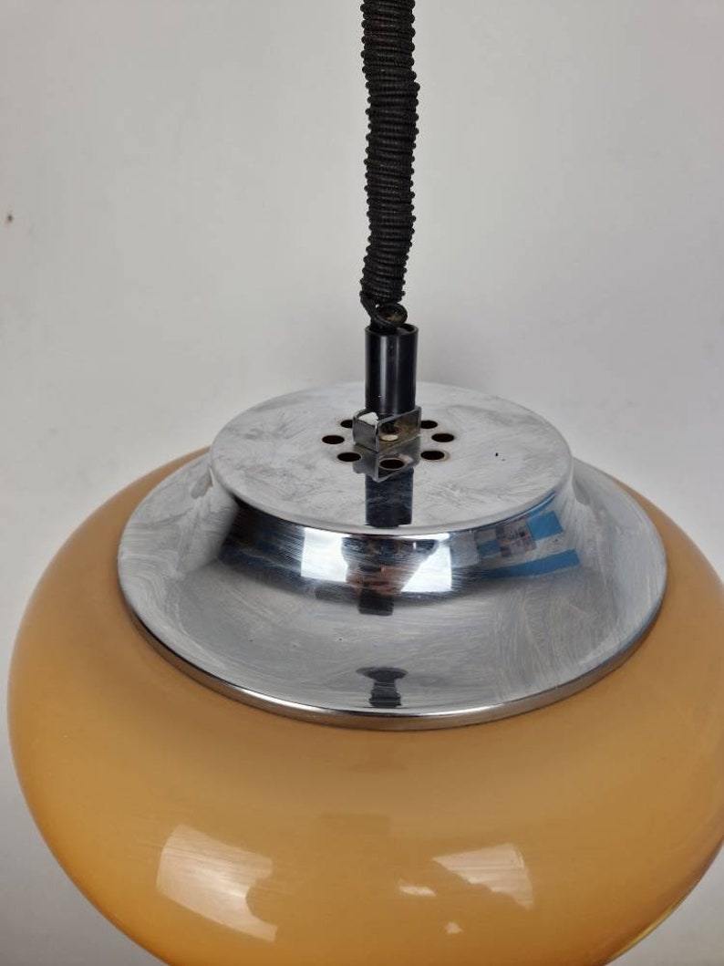 Vintage Guzzini Harvey Ceiling Light / UFO Meblo Space Age / - Etsy