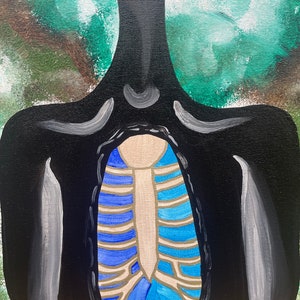 Human? : Original Painting, Abstract Acrylic Art - Etsy