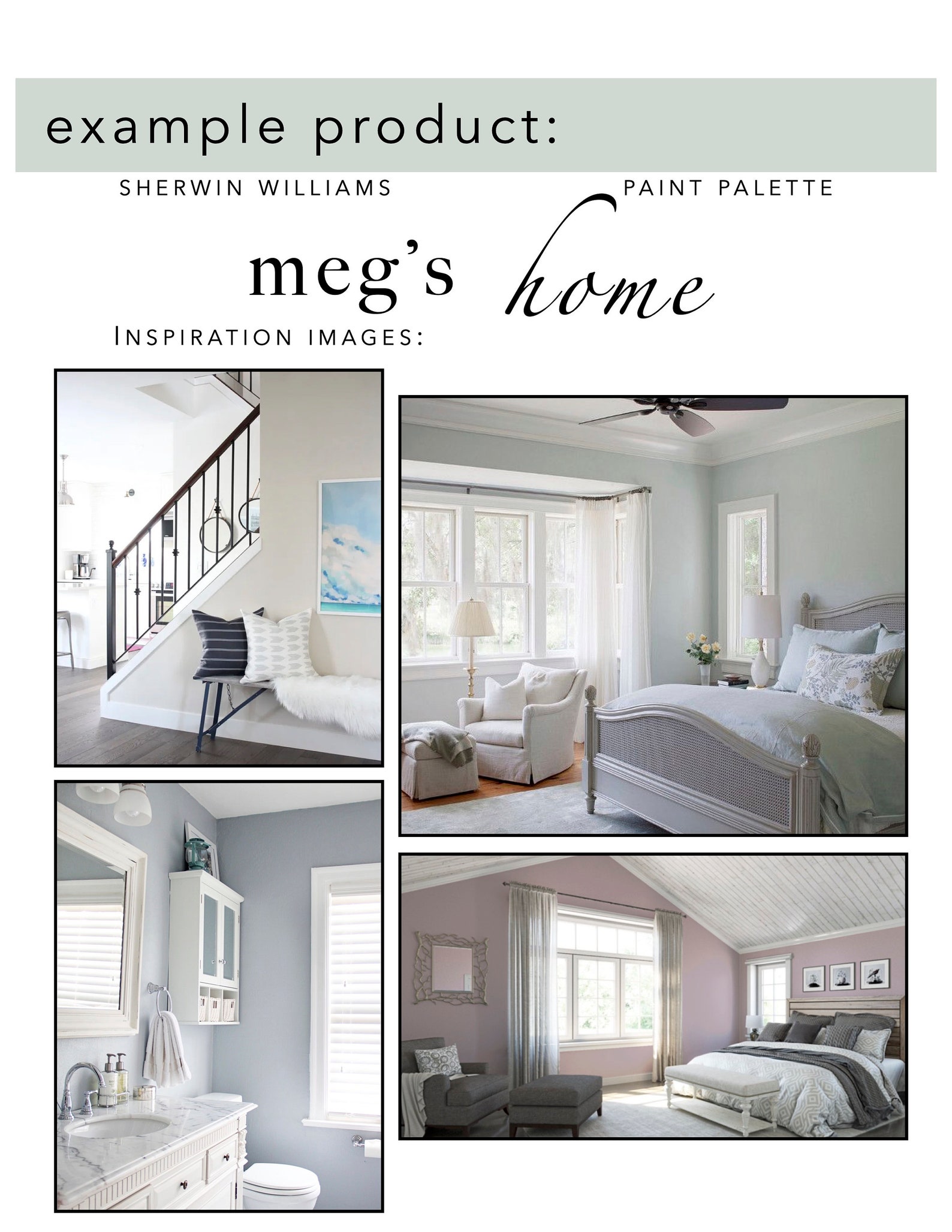 Custom Interior Paint Palette - Etsy