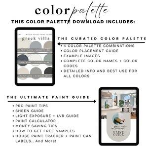 Boho Chic Paint Color Palette: Sherwin Williams Whole Home Interior ...