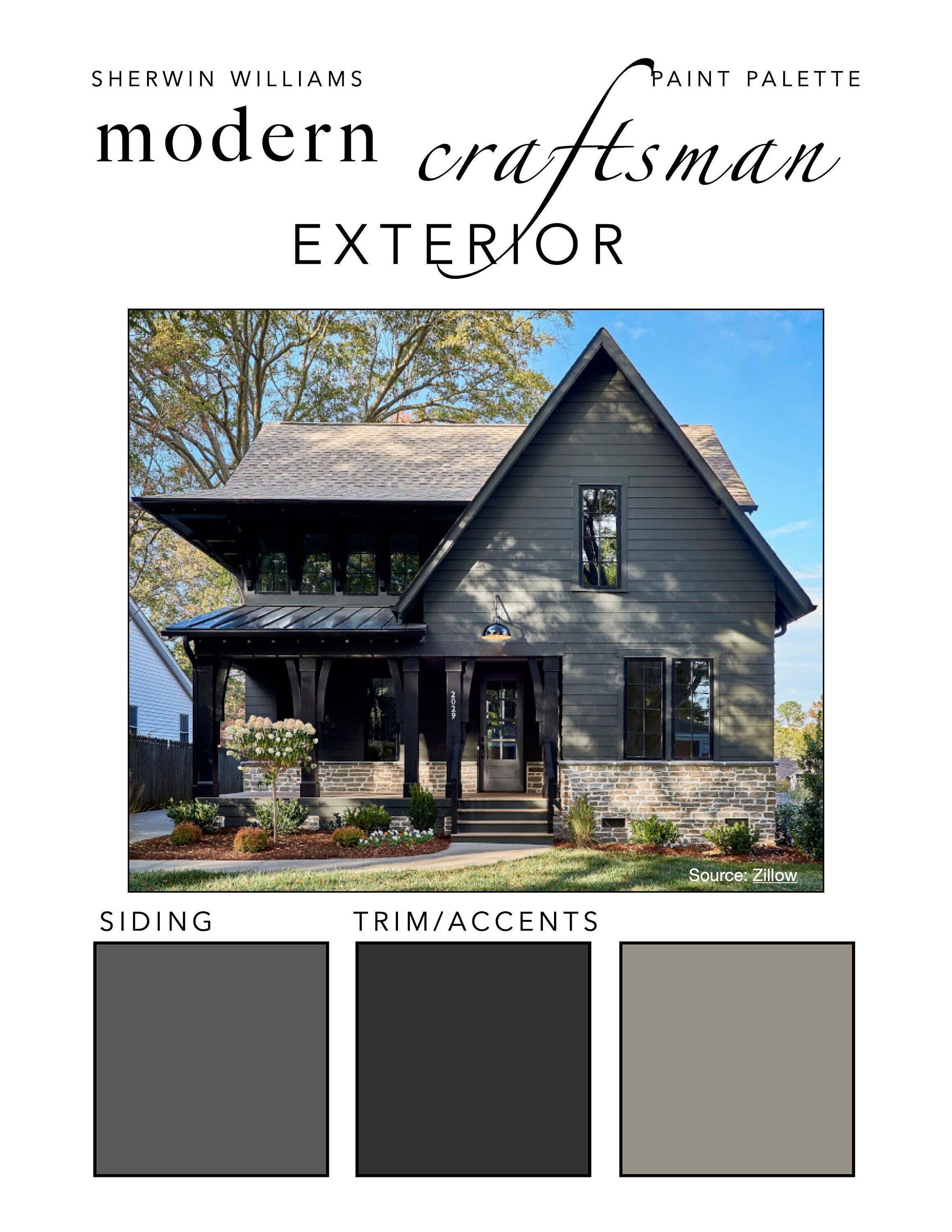 Craftsman Exterior Color Scheme Cedarstone