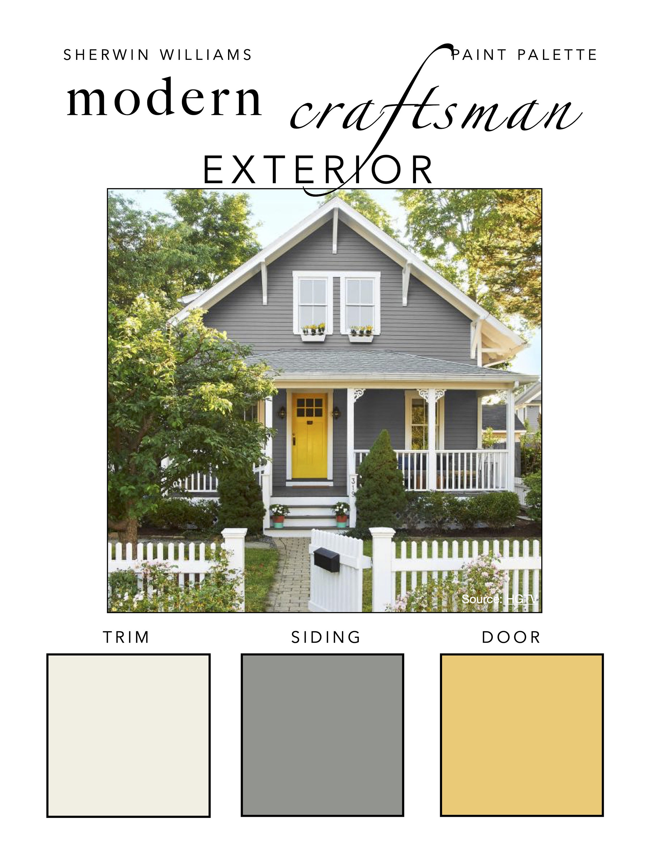 Craftsman Exterior House Paint Colors Ace