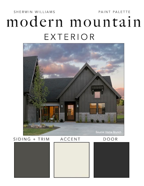 Mountain Exterior Paint Colors