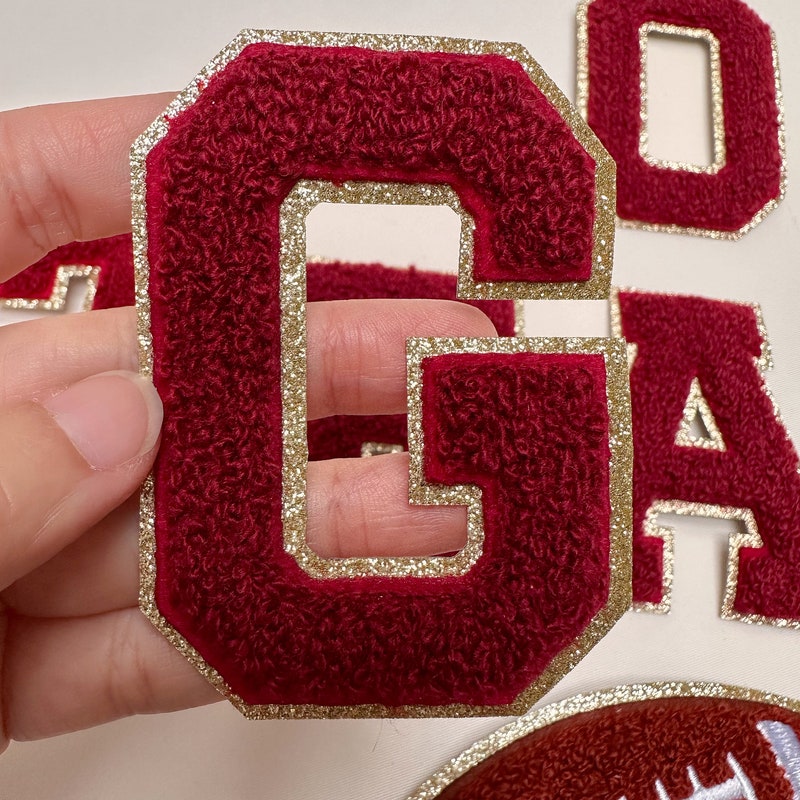 Felt Letterman Letters - Etsy