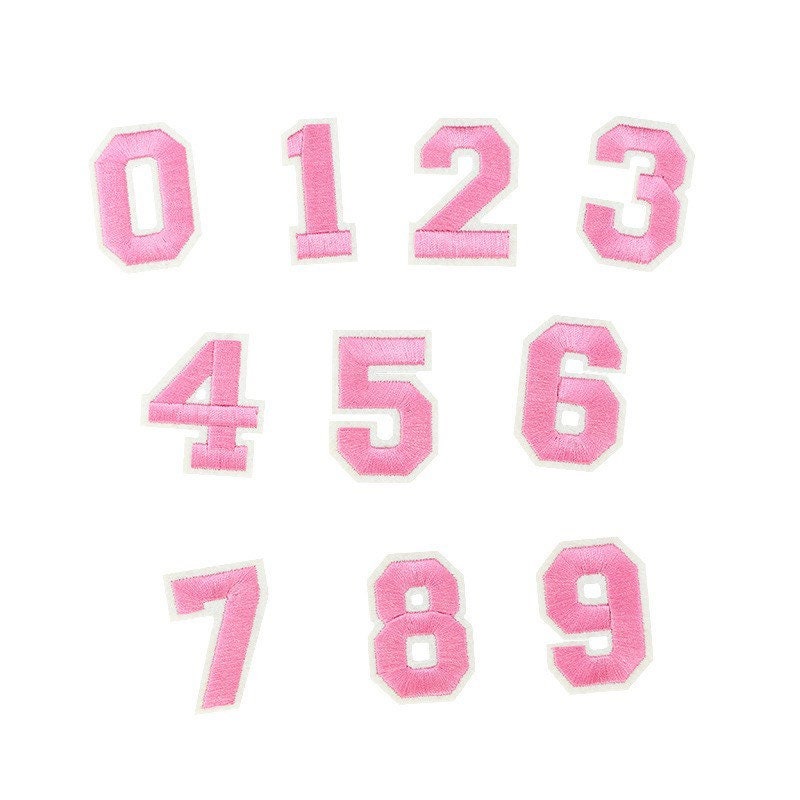 Number Patch Iron on Number Patch Iron on Patch Custom - Etsy