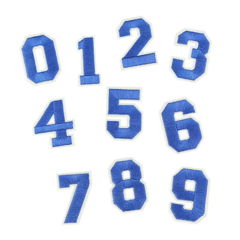 Number Patch Iron on Number Patch Iron on Patch Custom - Etsy