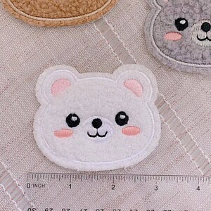 Bear Patch, Fluffy Patch, Self Adhesive Patch, Cute Patch, DIY Embroidery Patc Patch for Jacket ...