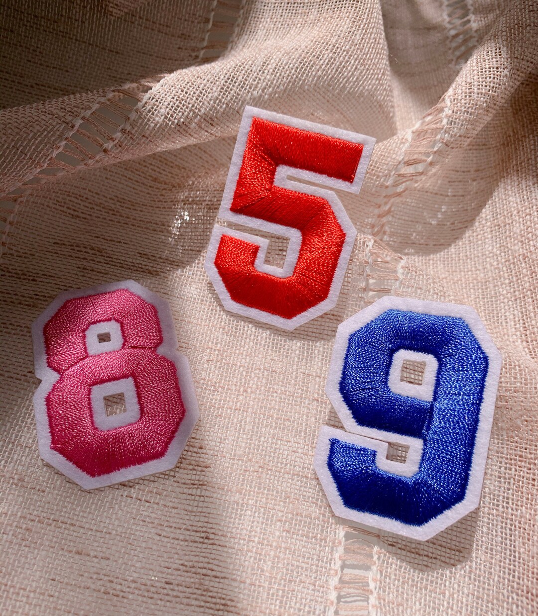 Number Patch, Iron on Number Patch, Iron on Patch Custom, Patch for ...