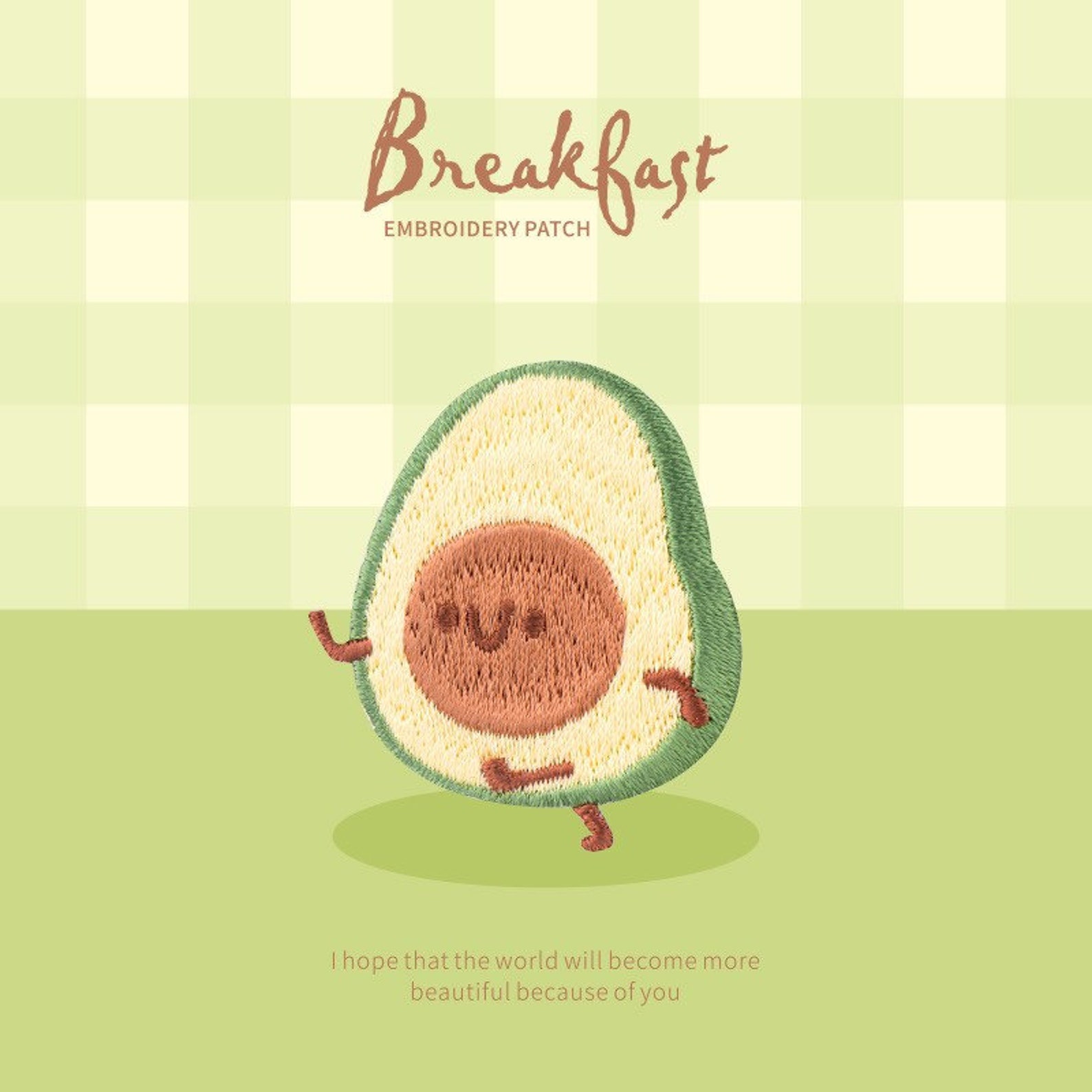 Avocado Patch Self Adhesive Patchiron on Patch Cute - Etsy
