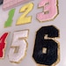 Number Patches 3 Inch Iron on Number Patch Iron on Patch Custom Patch ...