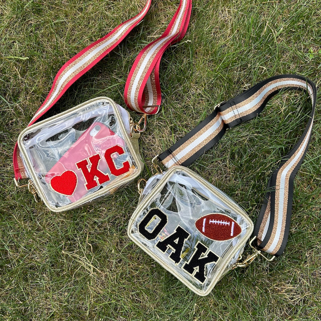 Personalized Clear Stadium Crossbody Bag: Game Day Pouch - Etsy
