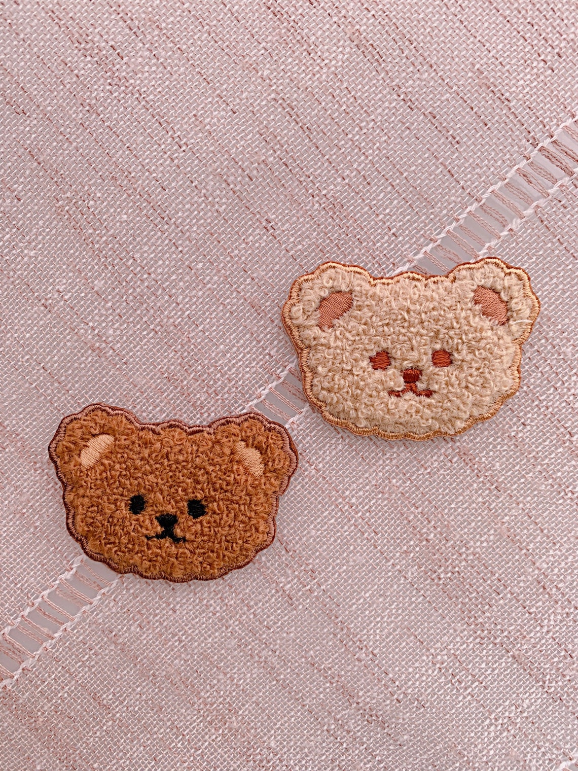 Bear Patch Fluffy Patch Self Adhesive Patch Cute Patch DIY - Etsy