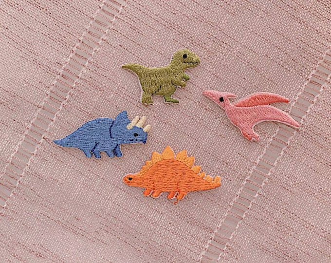 Dinosaur Patch, Iron on Patch, Cute Patch, Self Adhesive Dinosaur ...