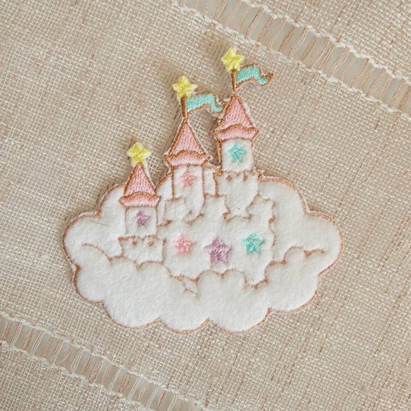 Castle Applique - Etsy