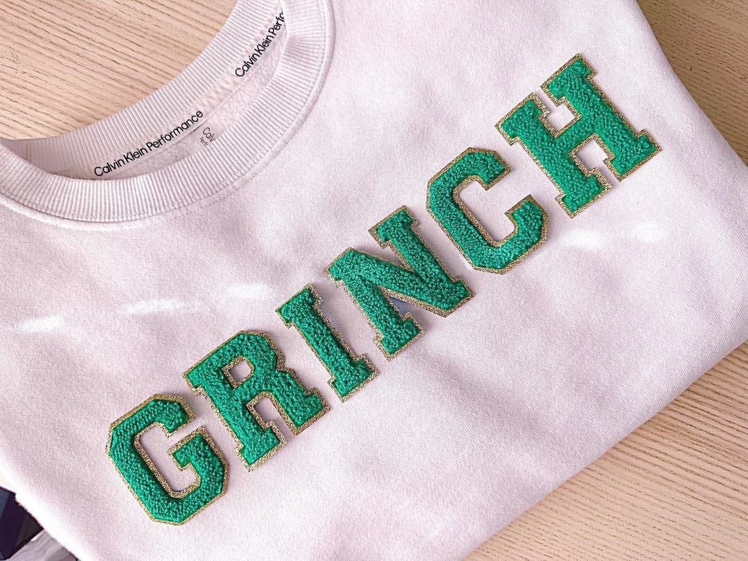 Christmas Gift | Chenille Letters | Chenille Letters Patches | Iron on ...