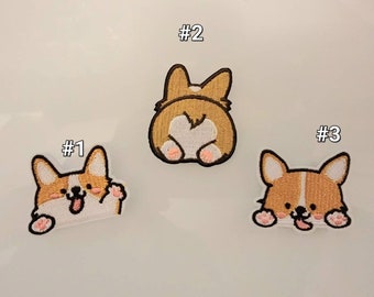 Iron on Corgi Dog - Etsy