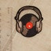 Music Patch, Headphones Patch, Iron on Patch, Vinyl Recorder Patch ...
