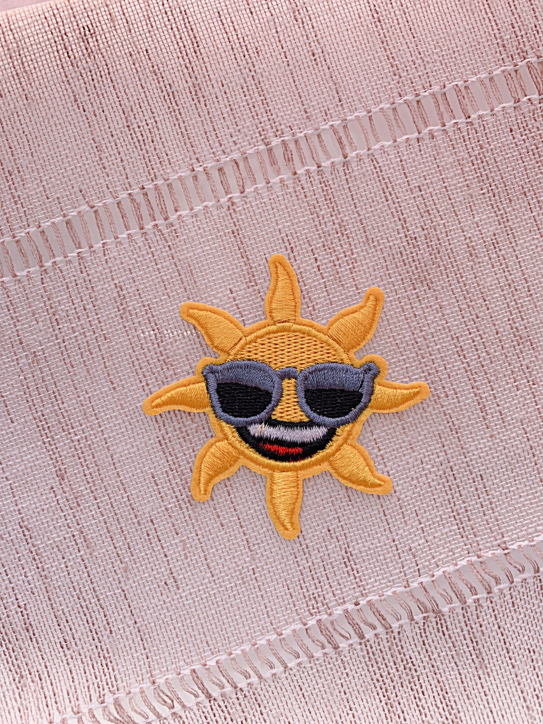 Sun Patch Iron on Patch Iron on Patch for Hats Embroidery - Etsy