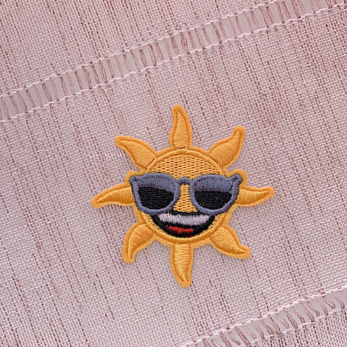 Sun Patch Iron on Patch Iron on Patch for Hats Embroidery - Etsy