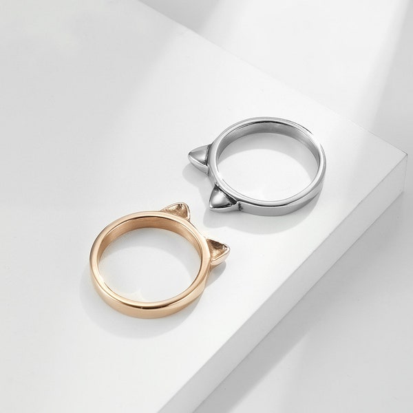 Cat Ear Ring - Etsy