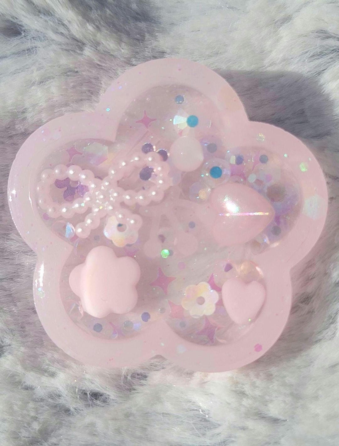 Glow-in-the-dark Pastel Pink Sakura Flower Shaker Charm - Etsy Canada