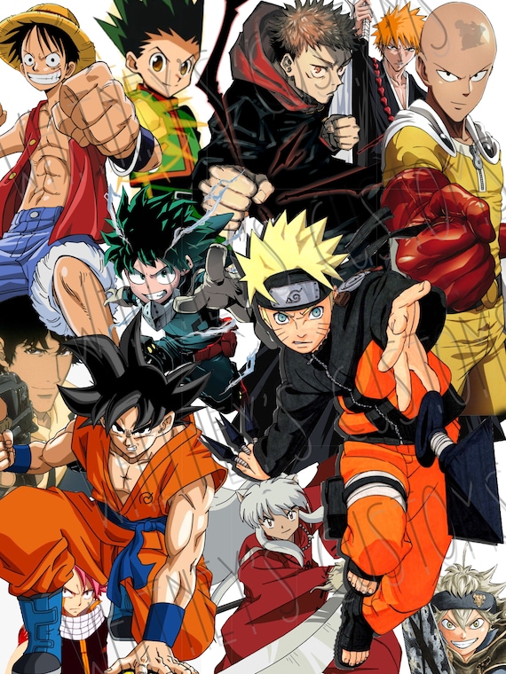 Anime Collage Poster - Etsy