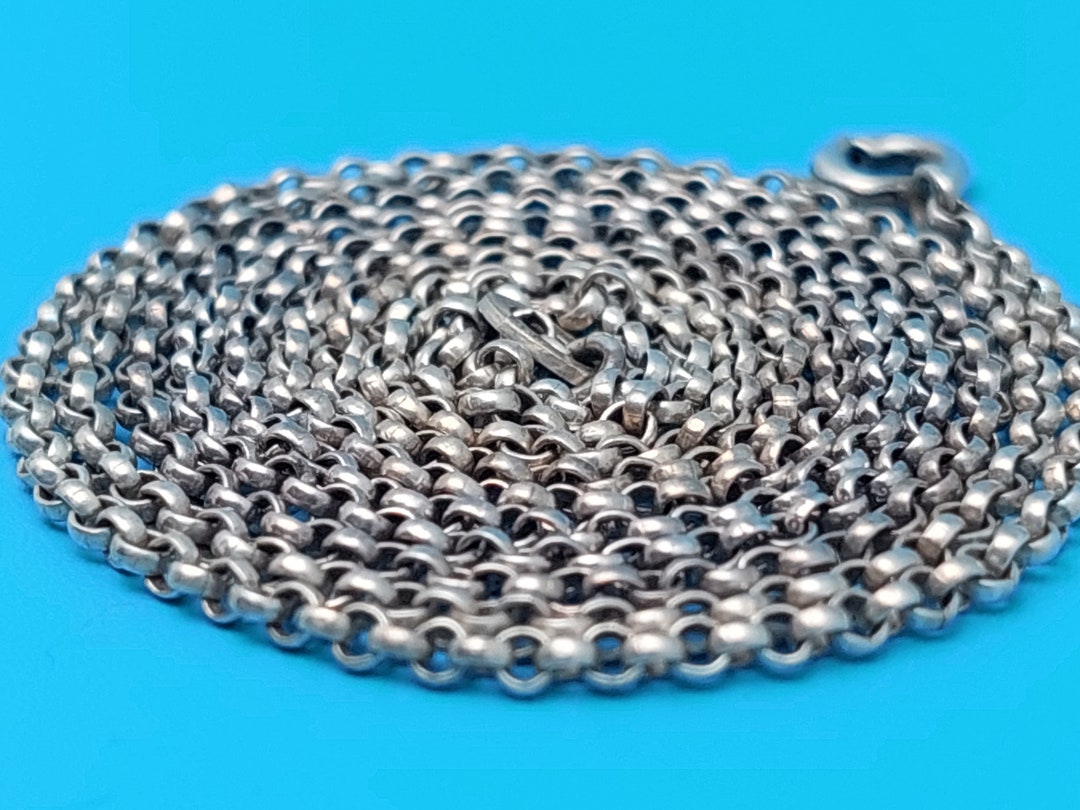 71 Cm Antique Chain 835 Silver Jewelry Pea Chain Antique Jewelry - Etsy