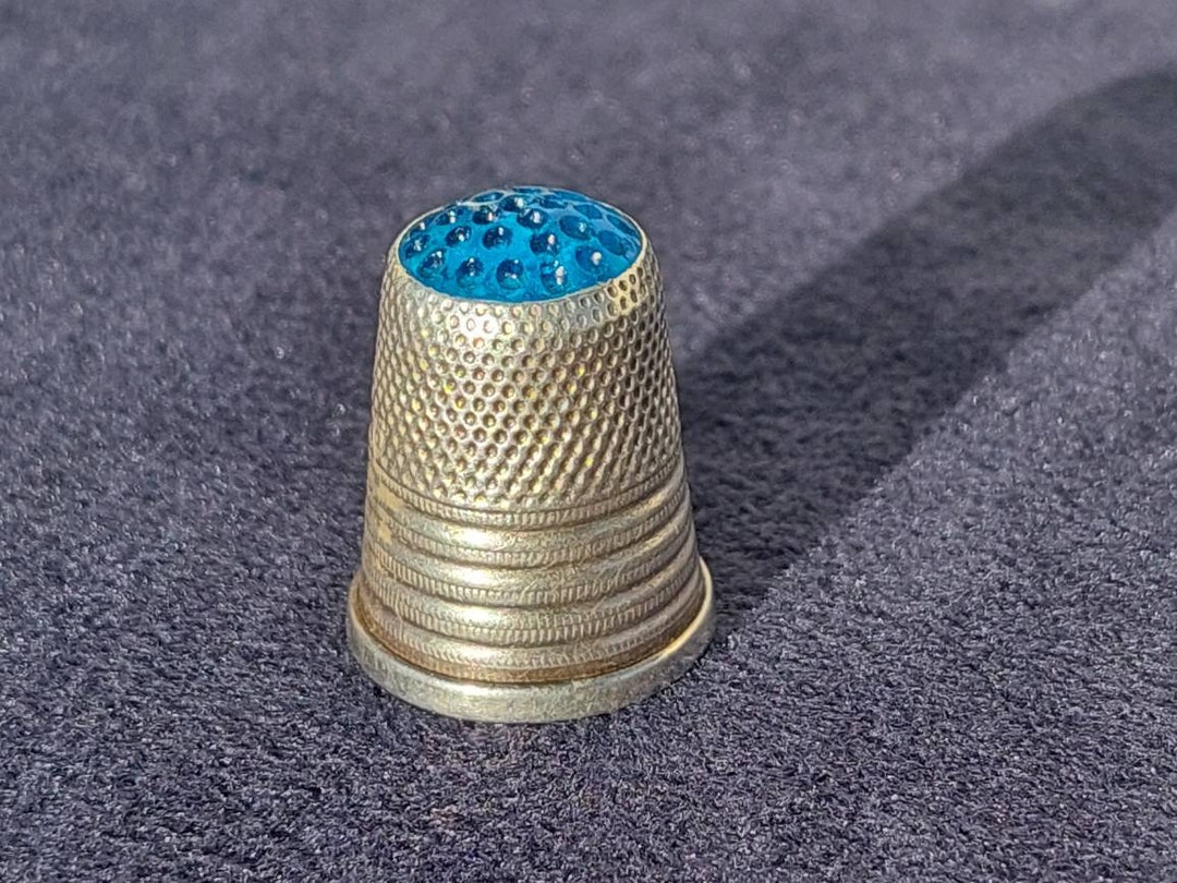 Antique Art Nouveau Thimble 800 Silver 3 - Etsy