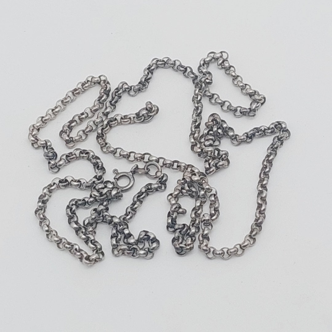 80 Cm Antique Chain 925 Silver Jewelry Pea Chain Antique Jewelry 27 - Etsy