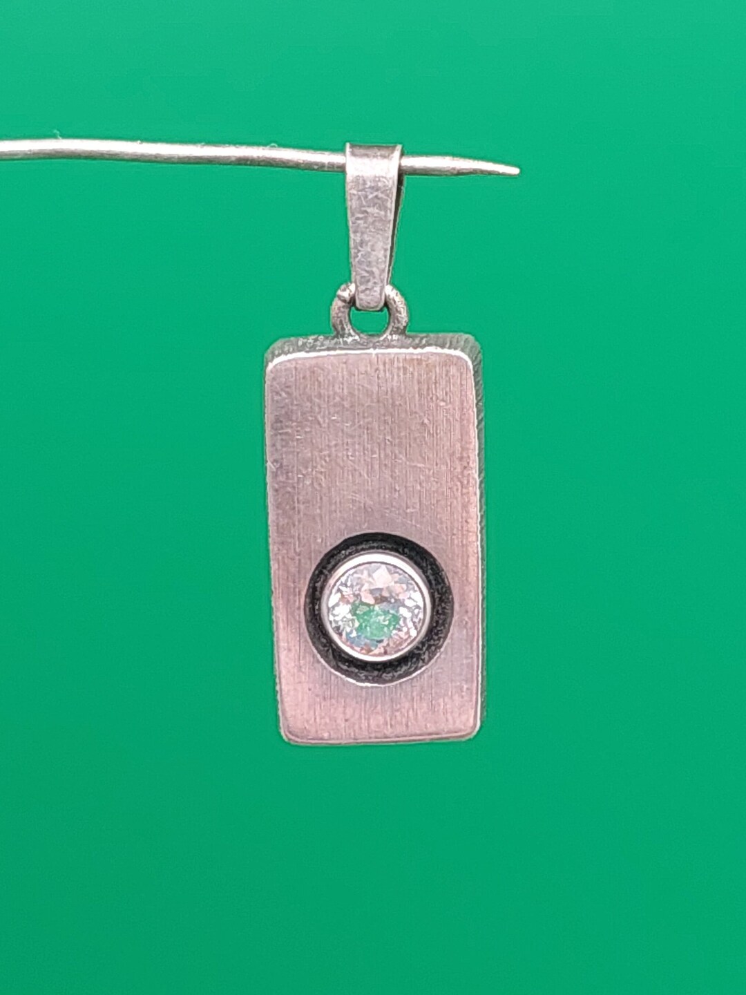 925 Silver Pendant Scandinavia Finland Vintage Designer Jewelry Rock ...