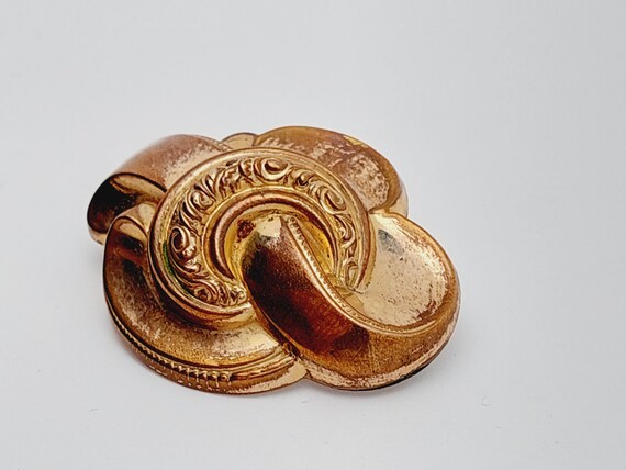 Antique Biedermeier double brooch with rocailles and … - Gem