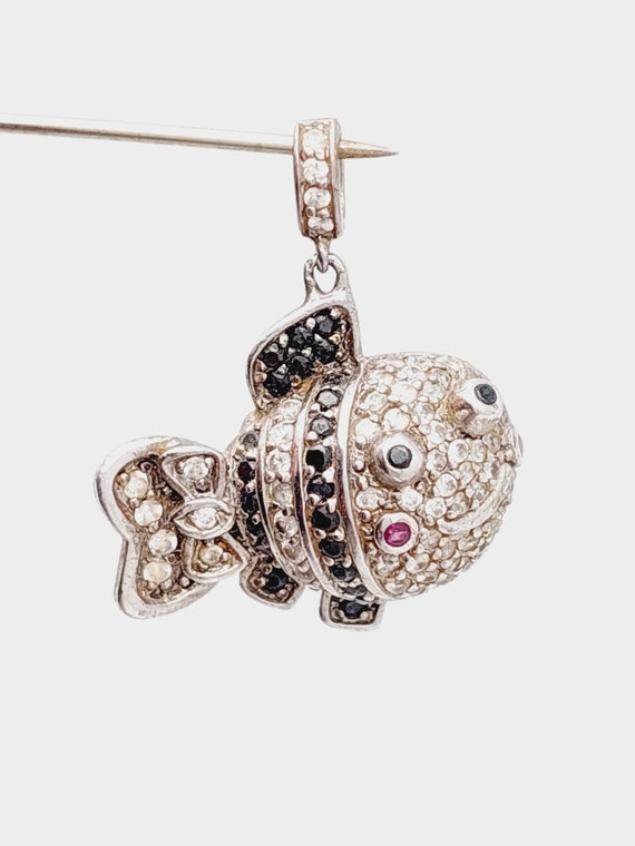 Nostalgic 925 silver pendant fish charm charm bracele… - Gem