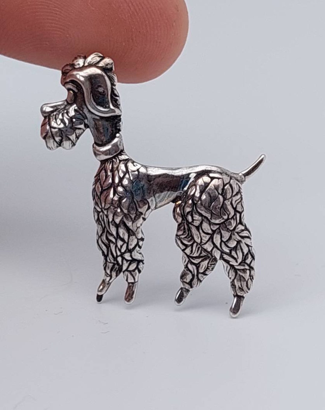 Nostalgic 835 Silver Brooch Dog Poodle - Etsy