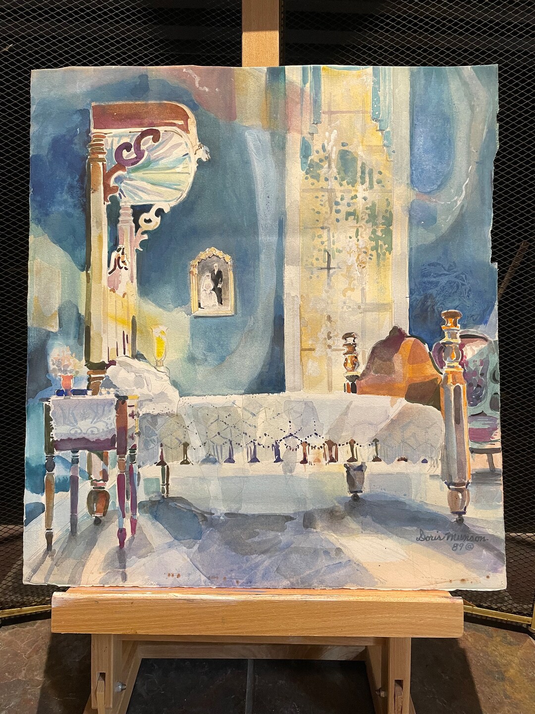 Original Signed Vintage Watercolor by Texas Artist Doris Munson 1989 ...