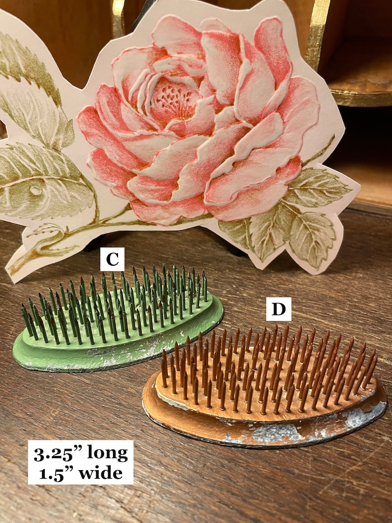 Vintage Pin Needle Flower Frogs Floral Arrangers Holders - Etsy