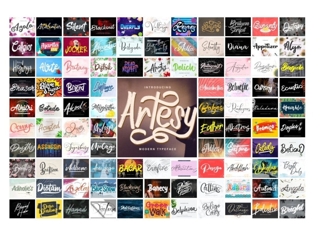 2000+ FONTS, the Ultimate Typography Toolbox, Dazzling Design Delights ...